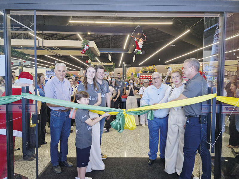 Supermercados Gricki inaugura maior loja da cidade | Gazeta de Vargem ...